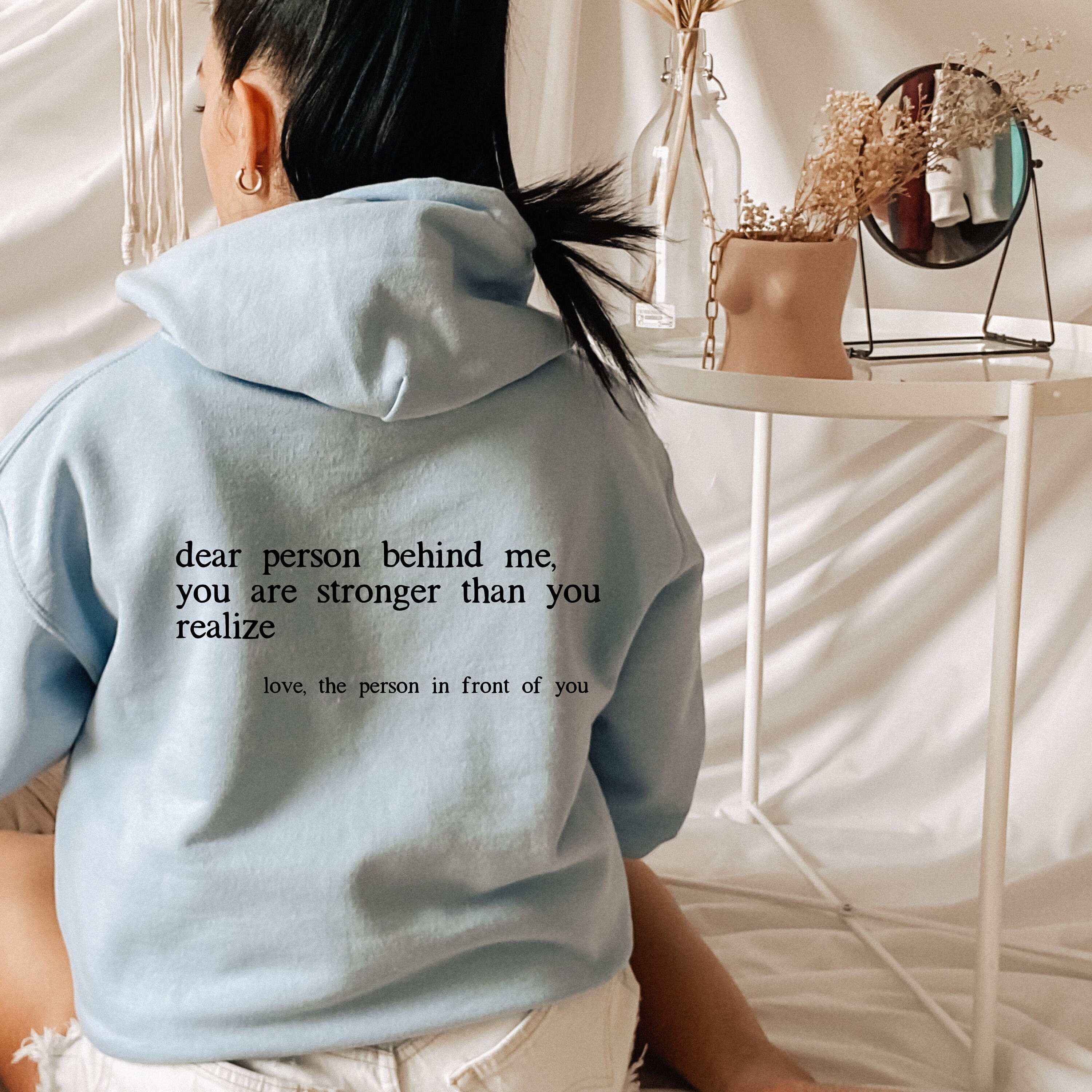 Dear Person Behind Me Hoodie, Aesthetic Oversized Sweatshirt, Person ...