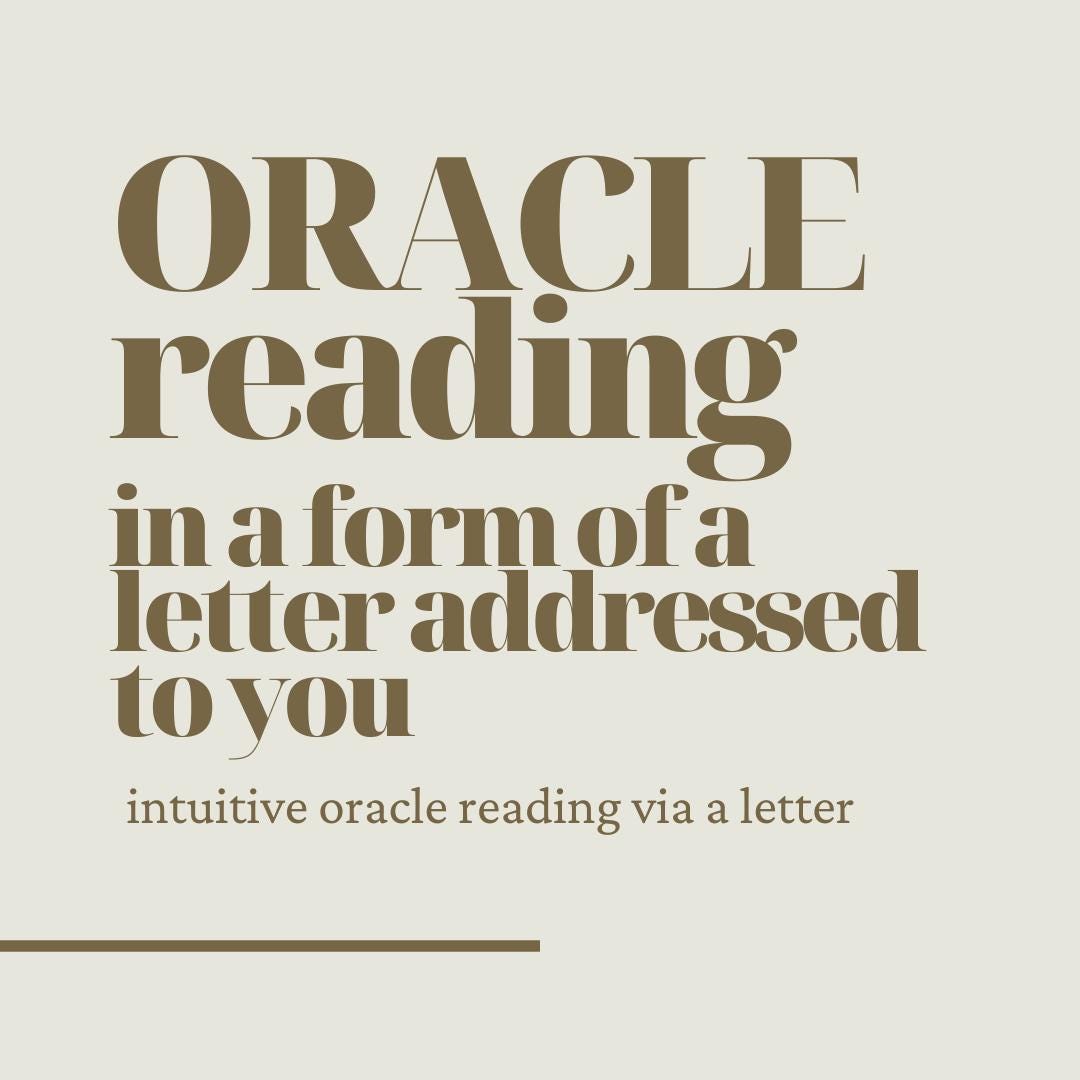 Receive Your ORACLE Letter FAST What Do the Oracle Cards Want to Let ...