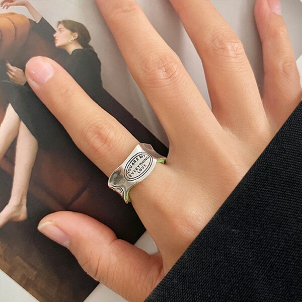 Silver Love Ring - Etsy