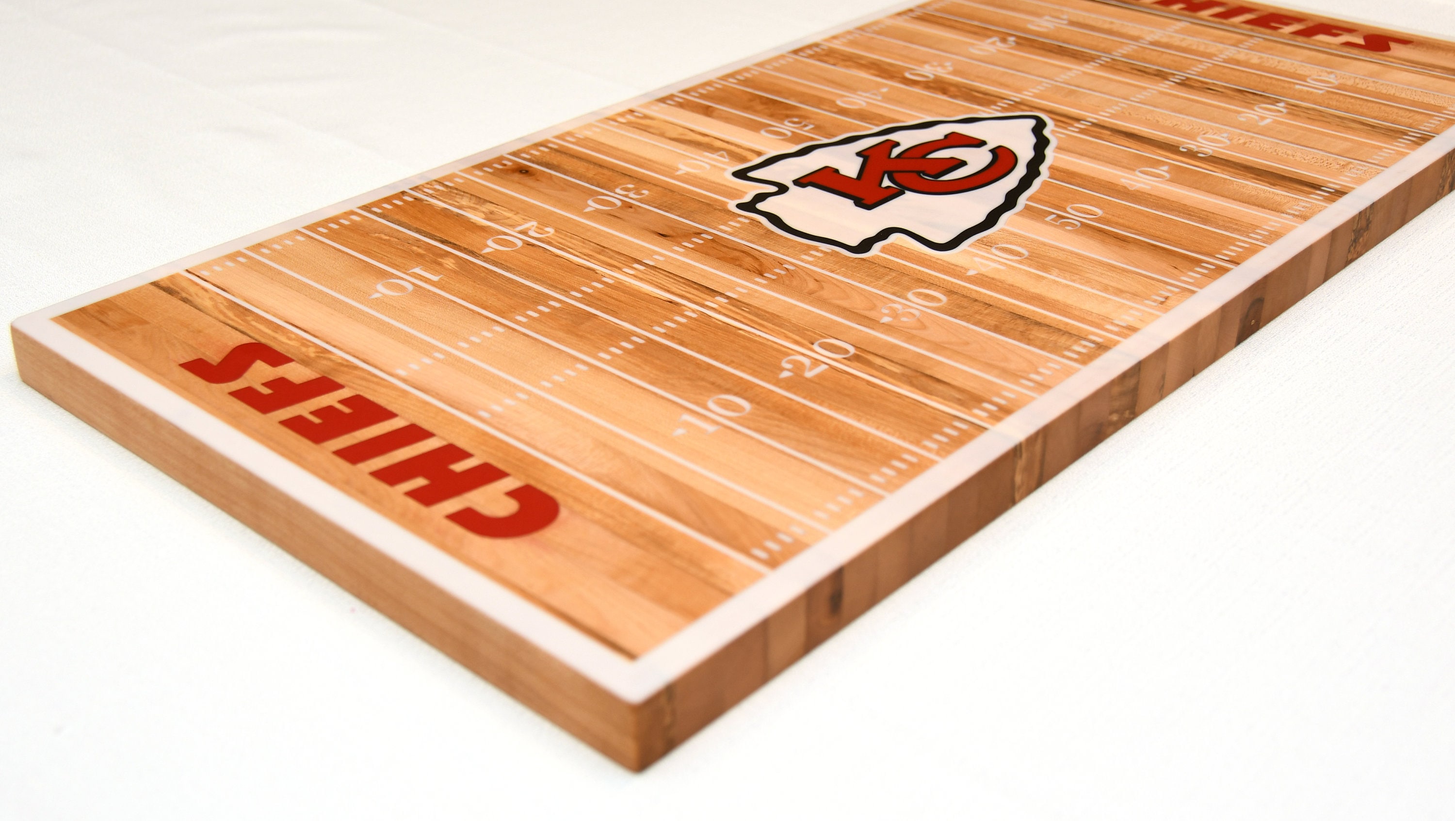 Kansas City Chiefs Football Field Charcuterie Board / Serving Tray - Etsy