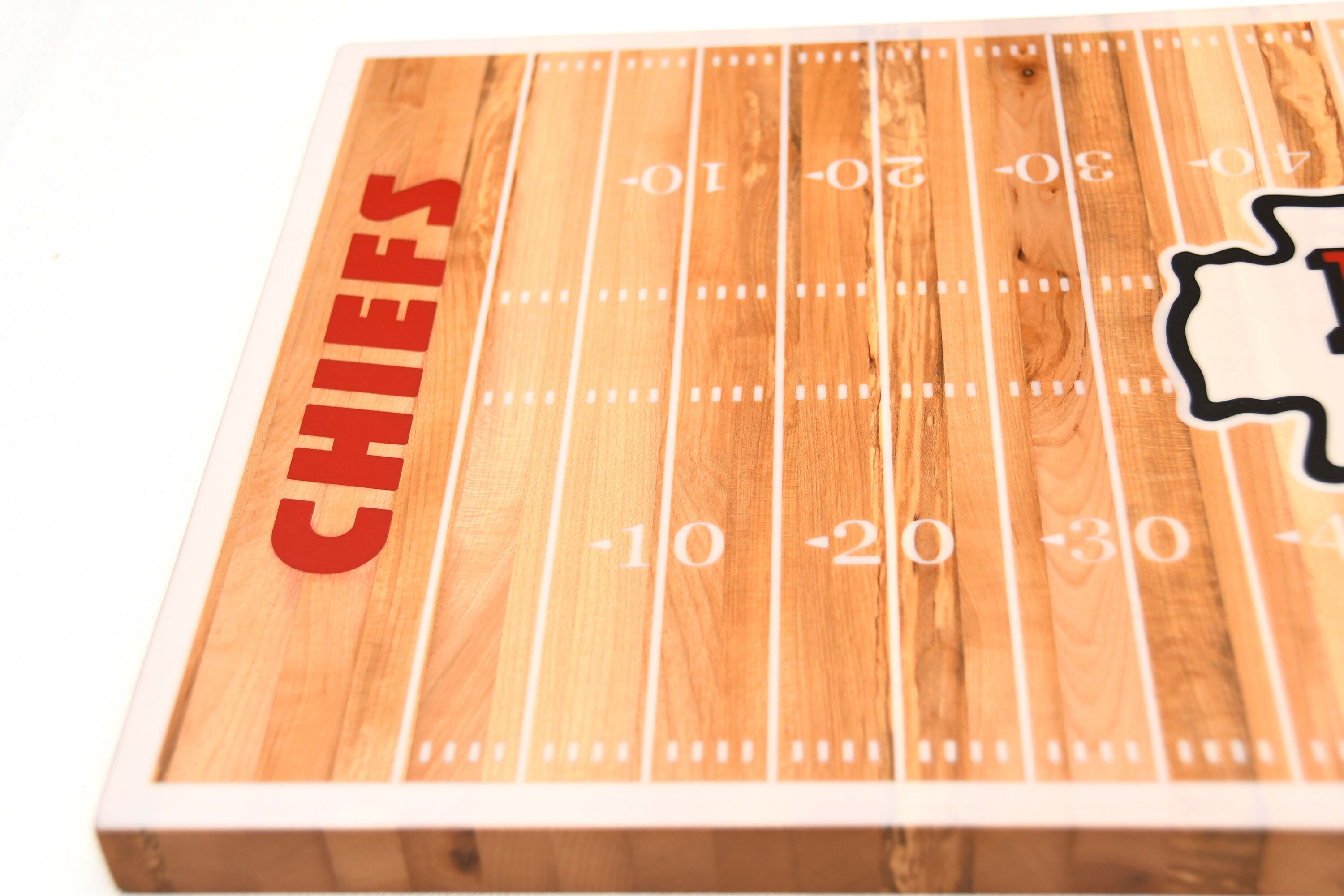 Kansas City Chiefs Football Field Charcuterie Board / Serving Tray - Etsy