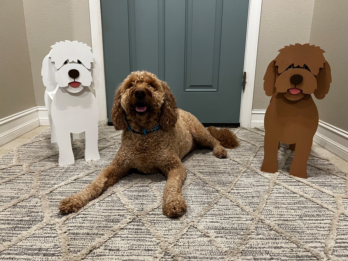 Goldendoodle Wooden Planter Box - Etsy