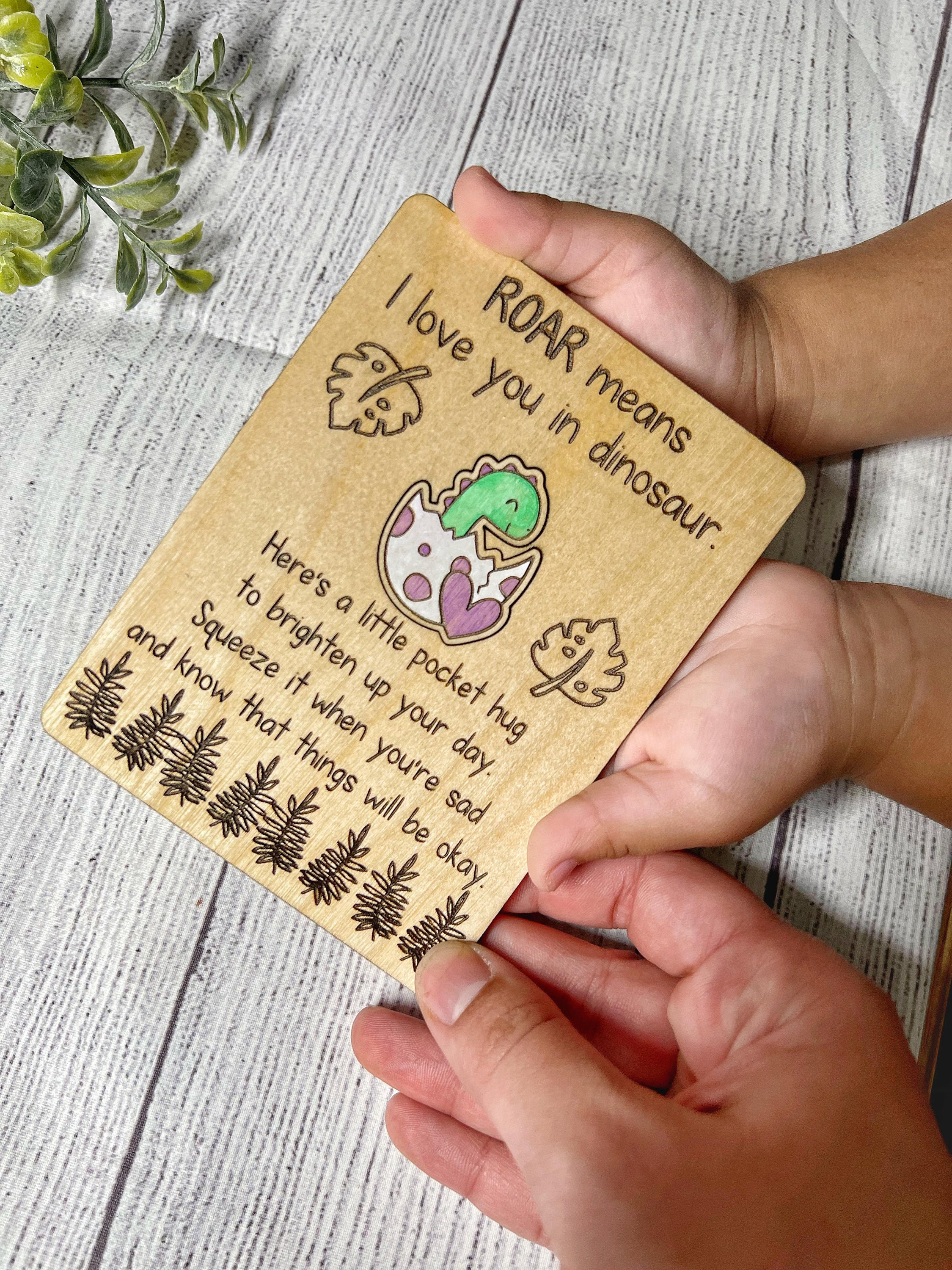 Dino Pocket Hugs - Etsy
