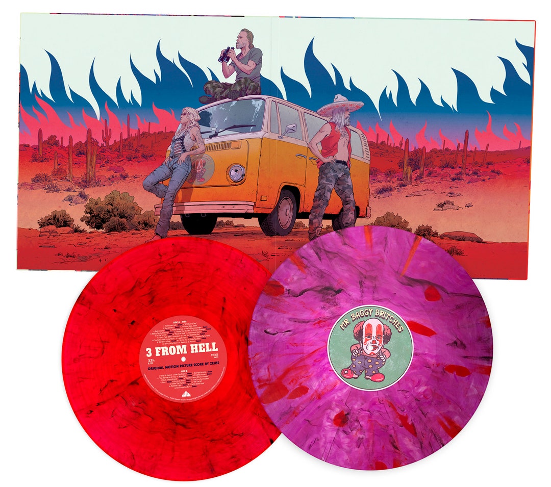 3 From Hell original Soundtrack / Score Colored Vinyl 2xlp Record Zeuss ...