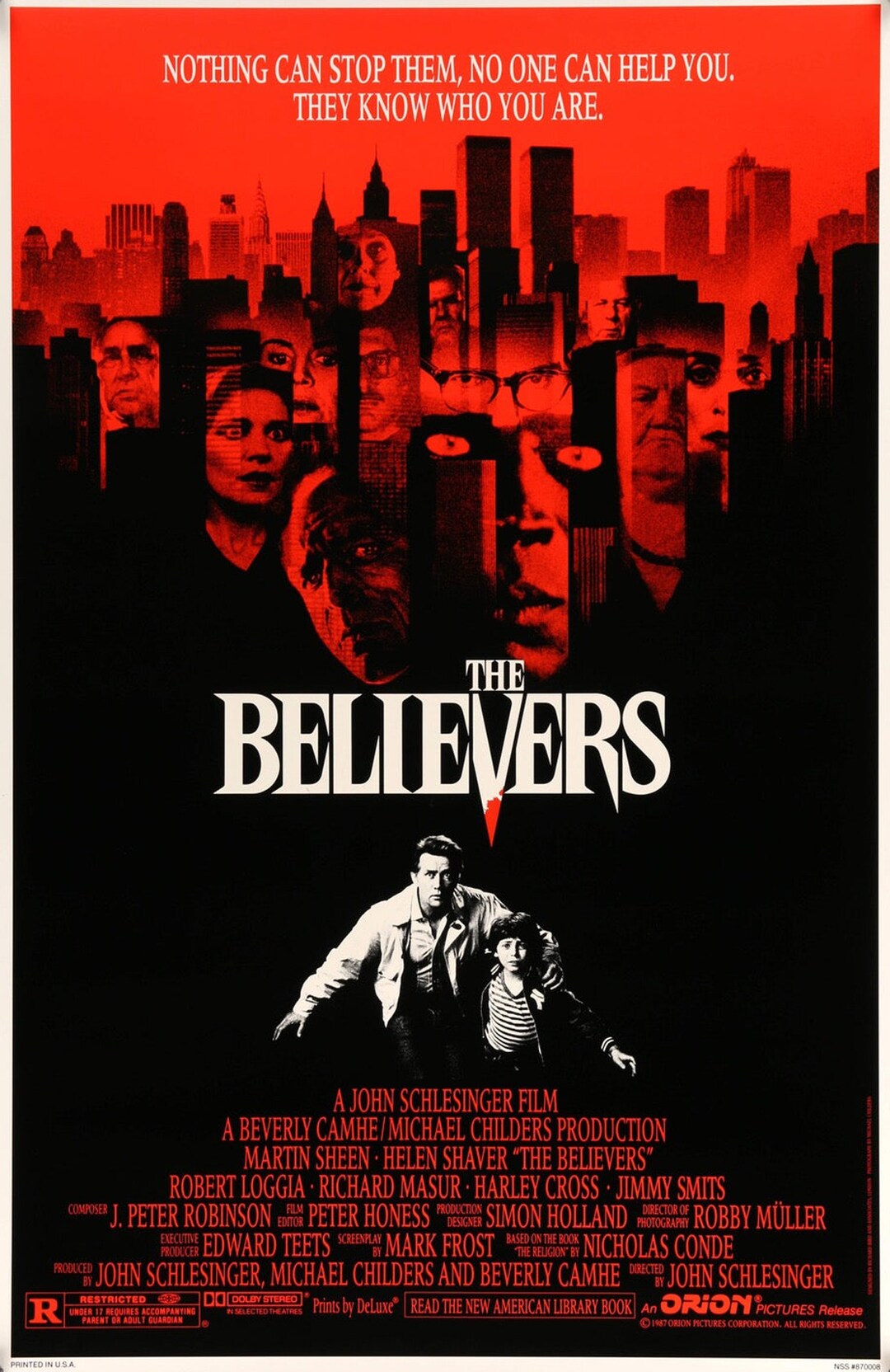 The Believers Original One Sheet Promo Movie Poster - Martin Sheen - Etsy