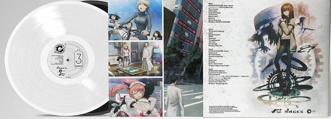 Steins Gate Official Soundtrack Black + White Vinyl 2xlp Record - Takeshi Abo - Etsy