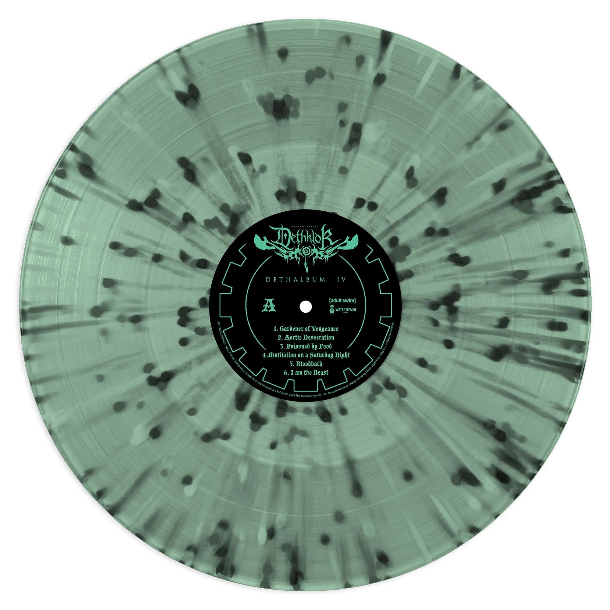 Dethklok Dethalbum IV Webstore Exclusive Coke Bottle Green With Black ...