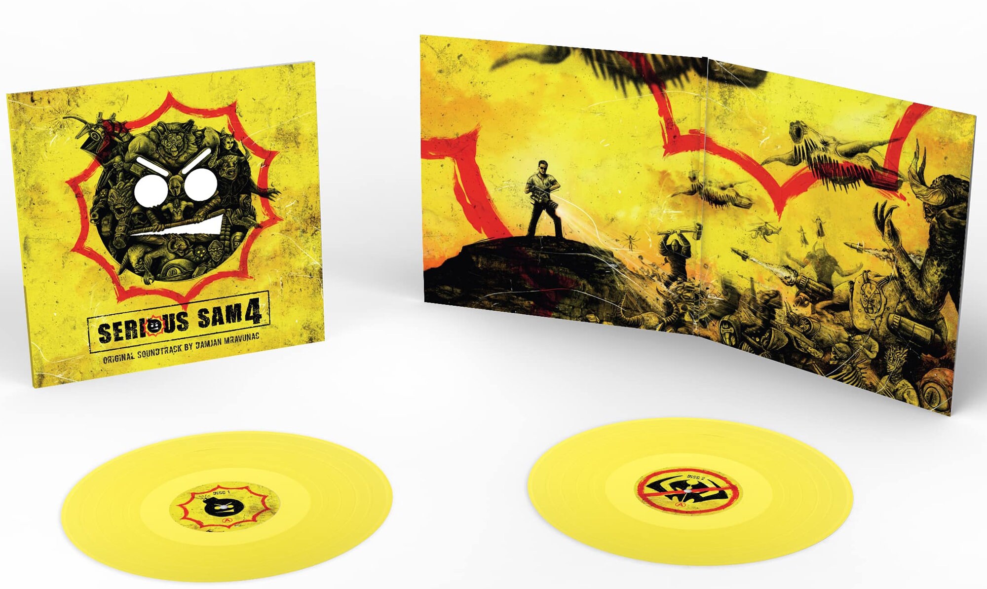 Serious Sam 4 (original Soundtrack) Yellow Vinyl LP Record - Damjan ...