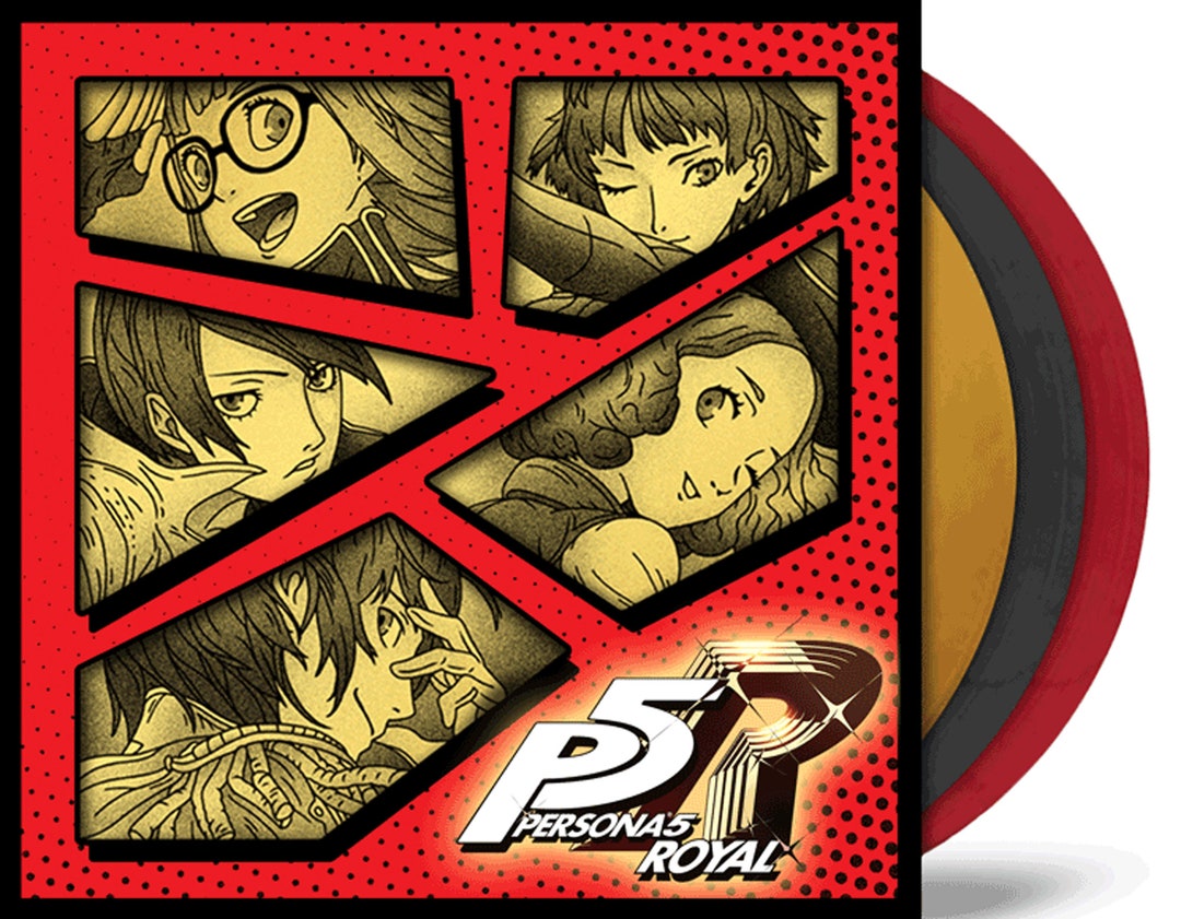 Persona 5 Royal Original Game Soundtrack 3X LP (red, Black, and Gold ...