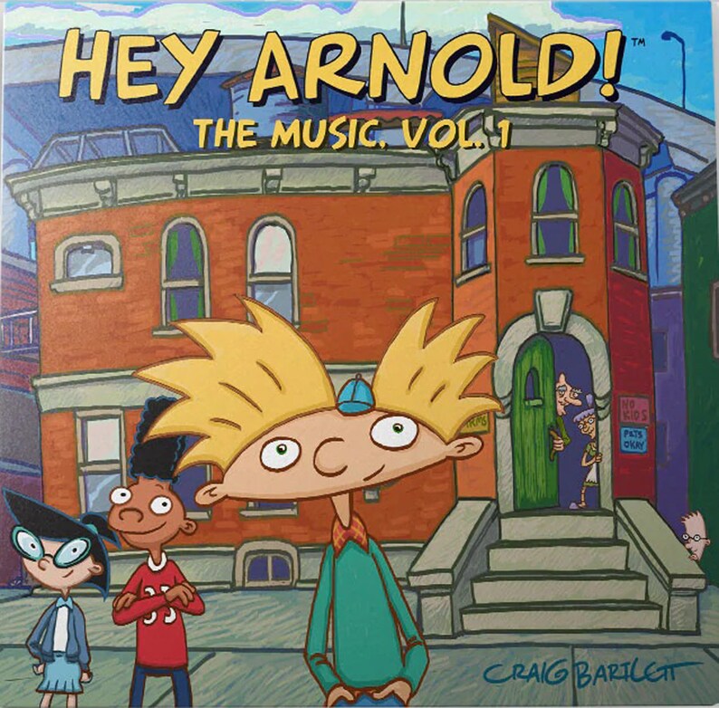 Hey Arnold the Music Vol 1 200 Made Yahoo Soda Split / Stinky Goes Hollywood Colored Vinyl LP ...