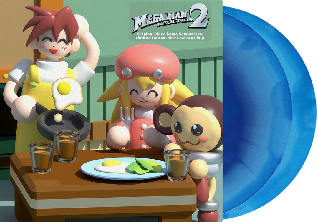 Mega Man 2 Legends Original Video Game Soundtrack Blue Vinyl LP Record ...