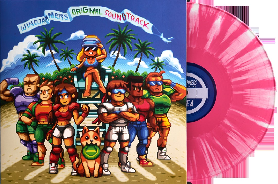 Windjammers (original Game Soundtrack) Pink Splatter Vinyl LP Record ...
