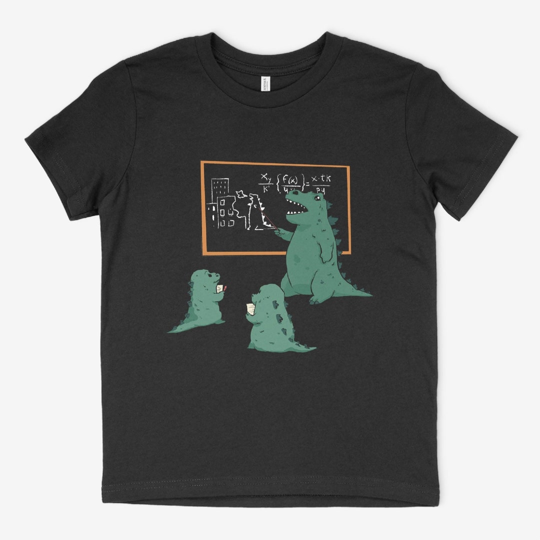 Back to School Kids Children Giant Lizard Godzilla Teaching Small ...