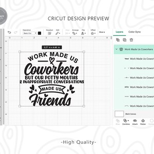 Work Made Us Coworkers Svg,friendship Svg,coworker Gift,funny Coworker ...