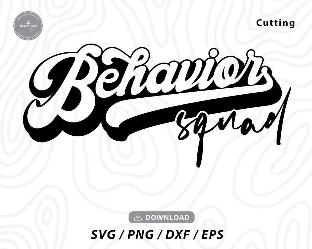 Behavior Squad SVG: Autism Awareness, Therapist Design (digital ...