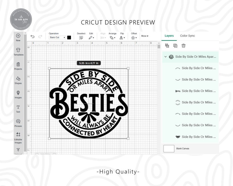 Besties Svgside by Side or Miles Apart Besties Will Always Be - Etsy