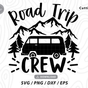 Road Trip Crew SVG: Family Vacation Van Graphic (digital Download) - Etsy