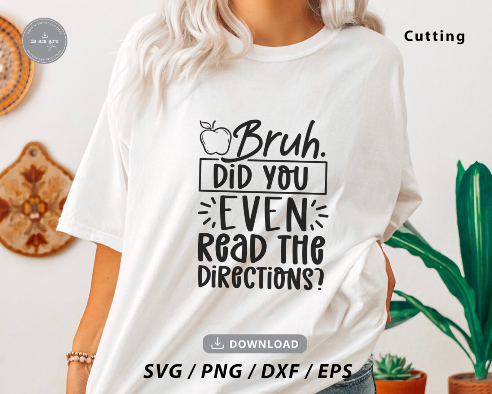 Bruh Did You Even Read the Directions Svg back to School - Etsy