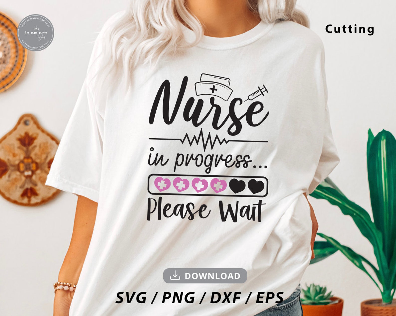 Nurse in Progress Svgnurse Svgnurse Life Svgnursing - Etsy