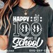 Happy 100 Days of School SVG PNG100 Days Svg Teacher Svg - Etsy