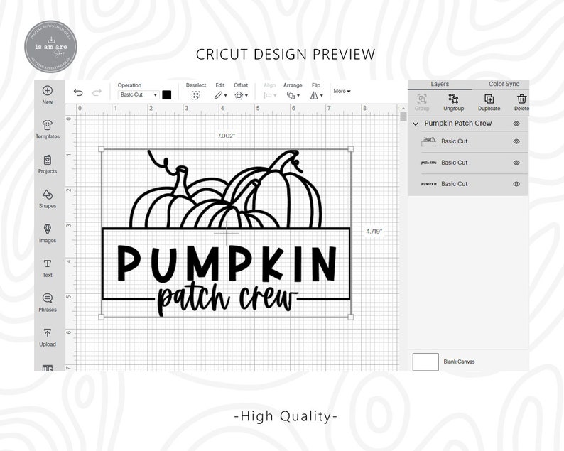 Pumpkin Patch Crew Halloween SVG: Cricut & Silhouette Cut File (digital ...