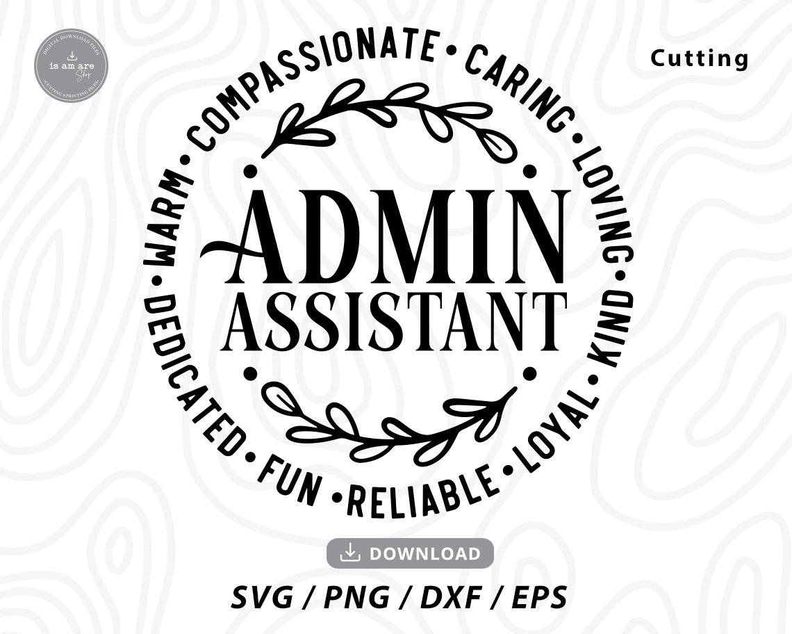 Admin Assistant Svgsecretary Svgschool Secretary - Etsy Australia
