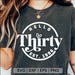Hello Thirty SVG: 30th Birthday Shirt Design (digital Download) - Etsy