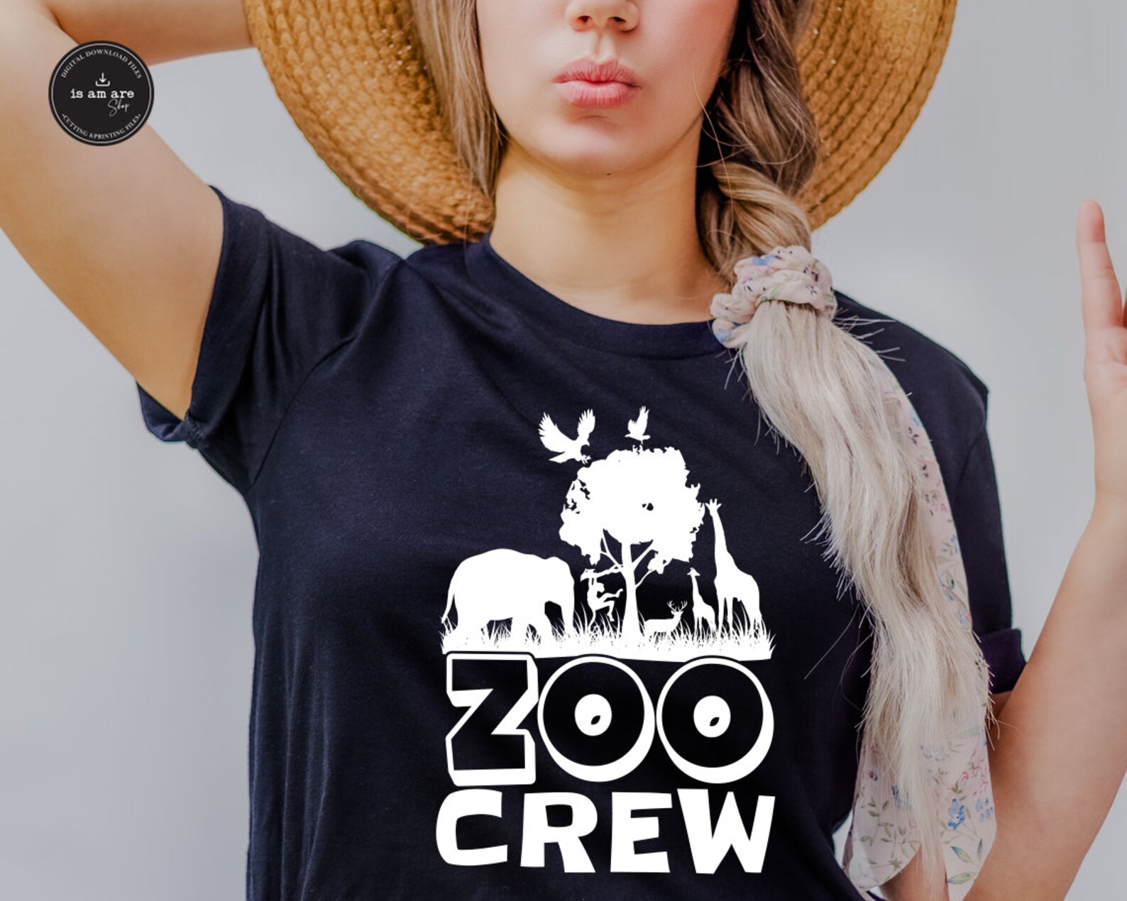 Zoo Crew SVG: Safari Animals, Teacher Shirt Design (digital Download ...