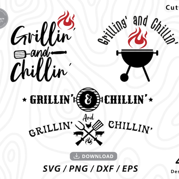 Grillin and Chillin Sign - Etsy