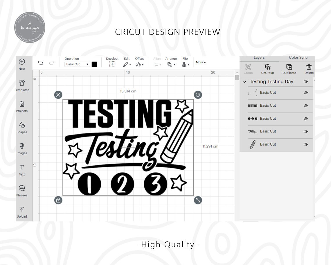 Test Day Svgtesting Testing 123 Svgteacher Svgteacher Shirt - Etsy