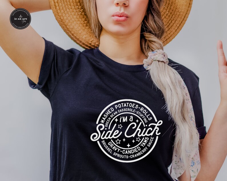 I'm a Side Chick Svgside Chick Svgthanksgiving - Etsy