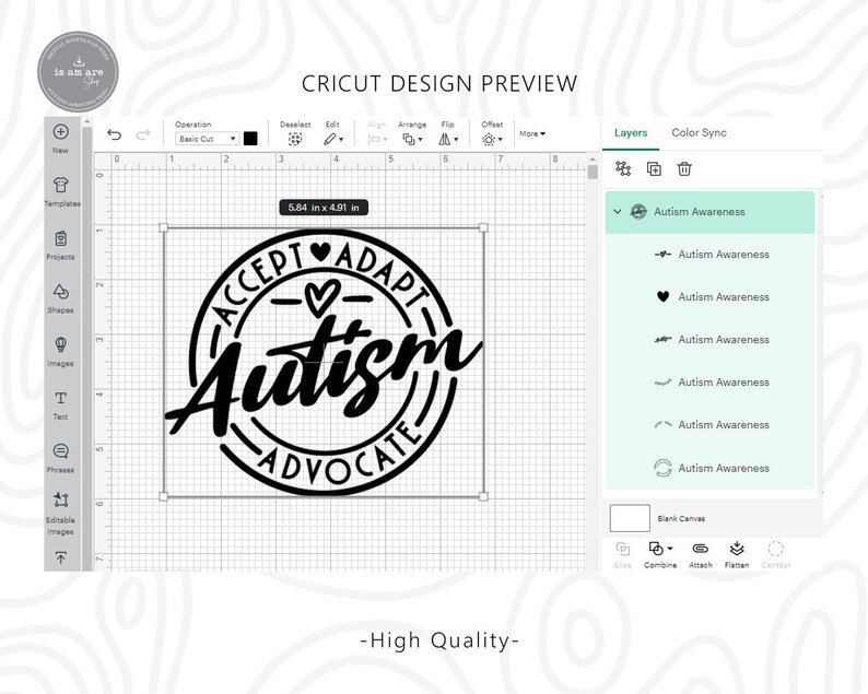 Autism Awareness SVG Accept Adapt Advocate Svgautism - Etsy