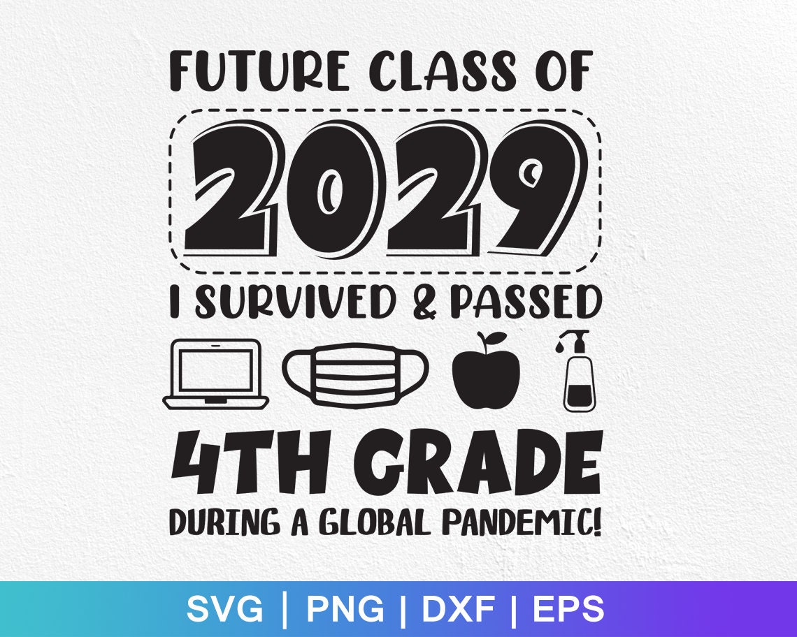 Papercraft Quarantined svg Fourth Grade svg Fourth Grade Quarantined ...