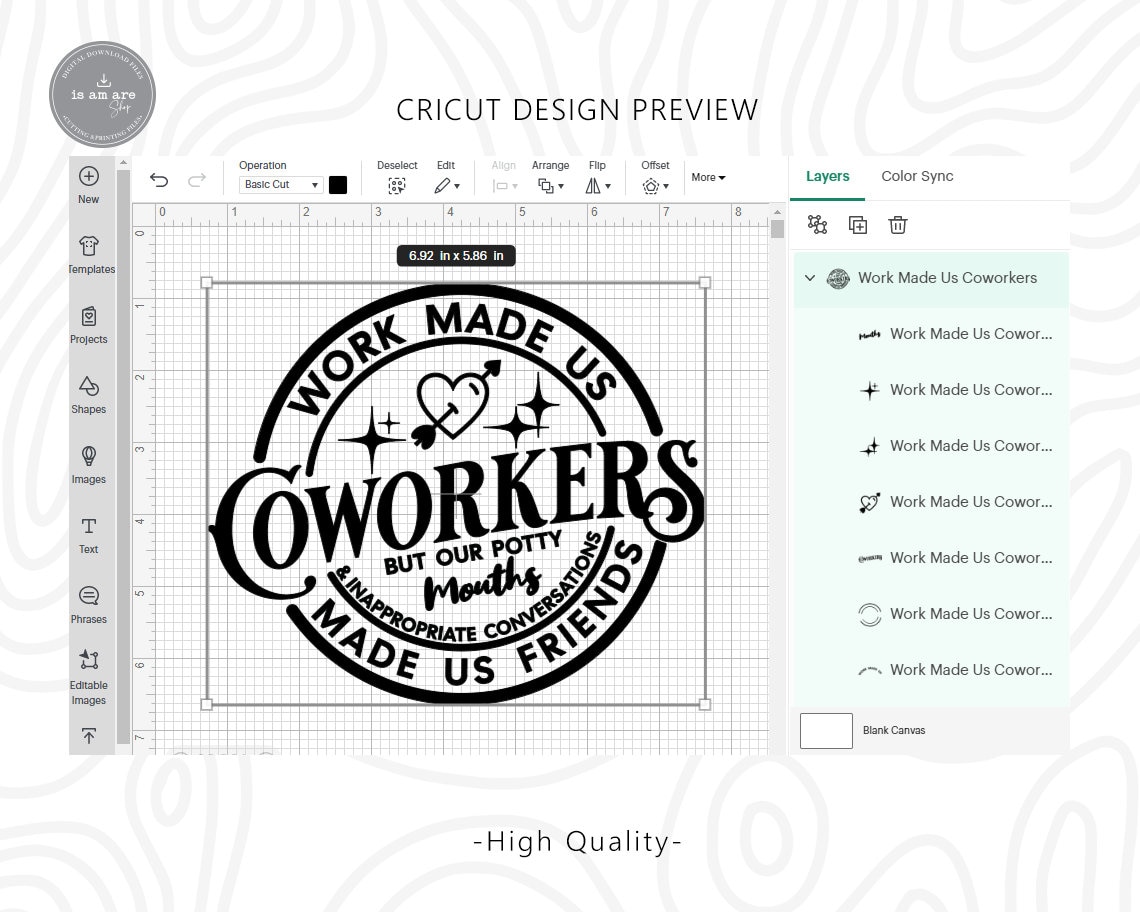 Work Made Us Coworkers SVG: Funny Friendship Gift (digital Download) - Etsy