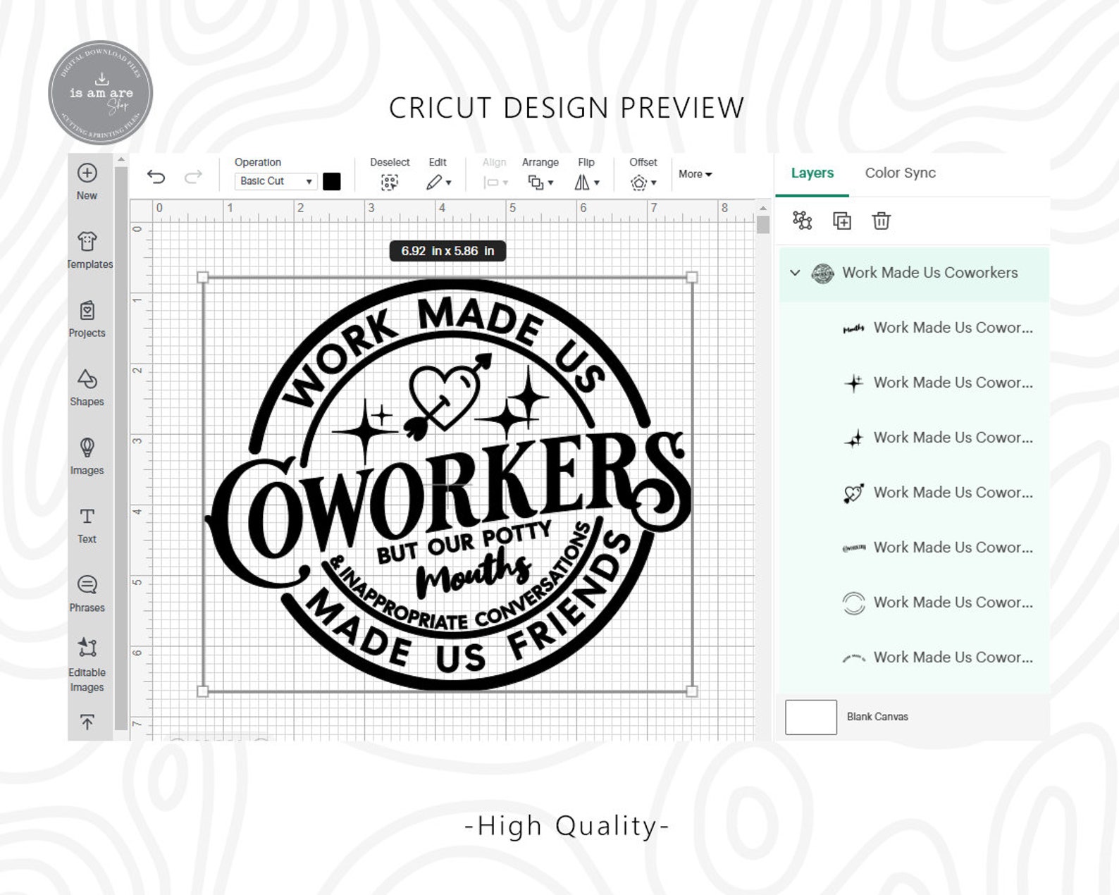 Work Made Us Coworkers SVG: Funny Friendship Gift (digital Download) - Etsy
