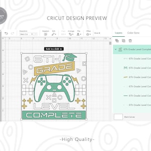 6th Grade Svg,sixth Grade Level Complete Svg, Graduation Svg, End of ...