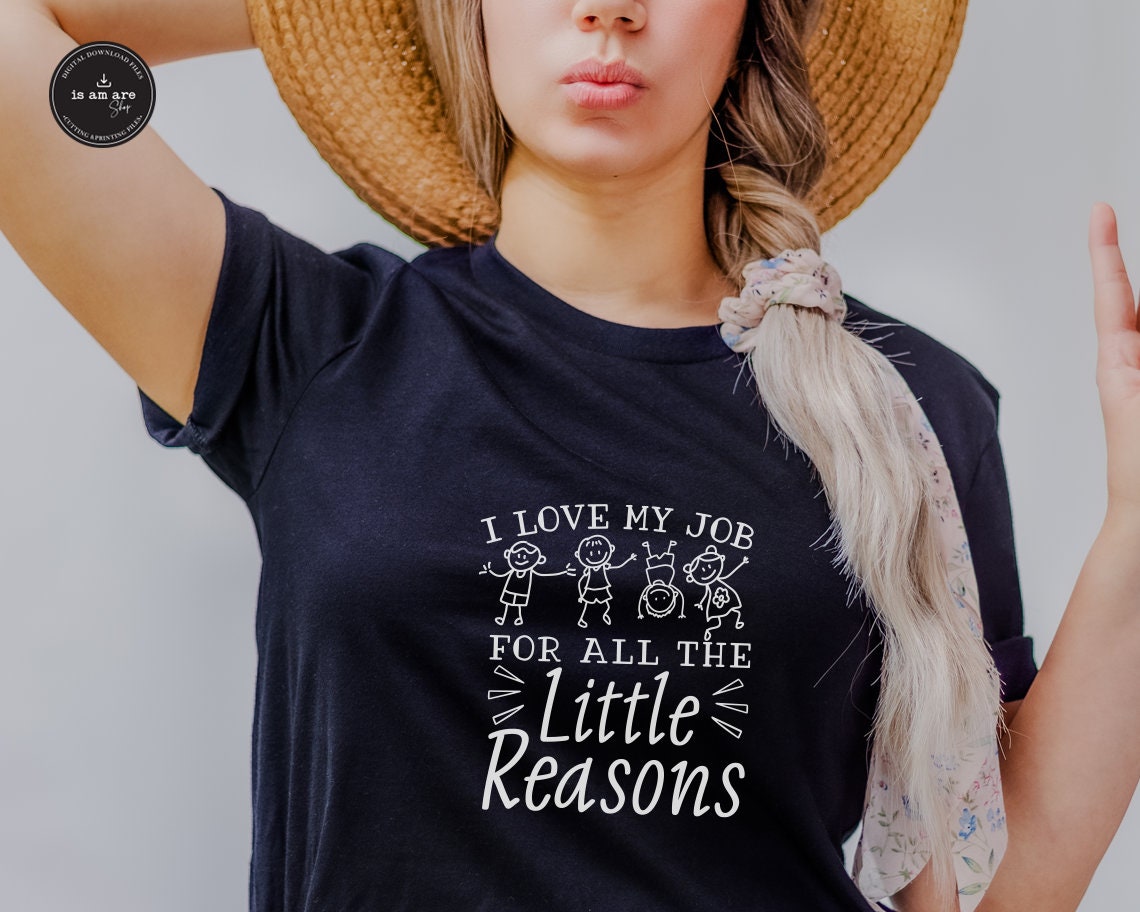I Love My Job Teacher SVG: Back to School Cricut Files (digital ...