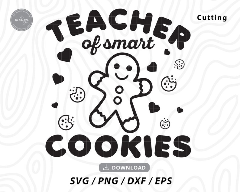 Teacher of Smart Cookies Svg Christmas Svg Christmas | Etsy