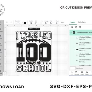 I Tackled 100 Days of School Svg,100 Days of School,100 Days Svg ...