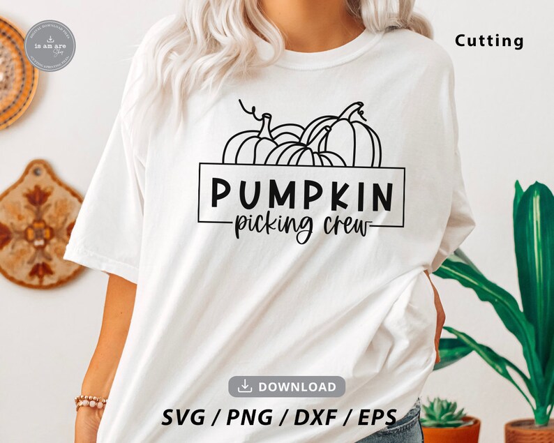 Pumpkin Picking Crew Svgkids Halloween Svgfunny Kids - Etsy