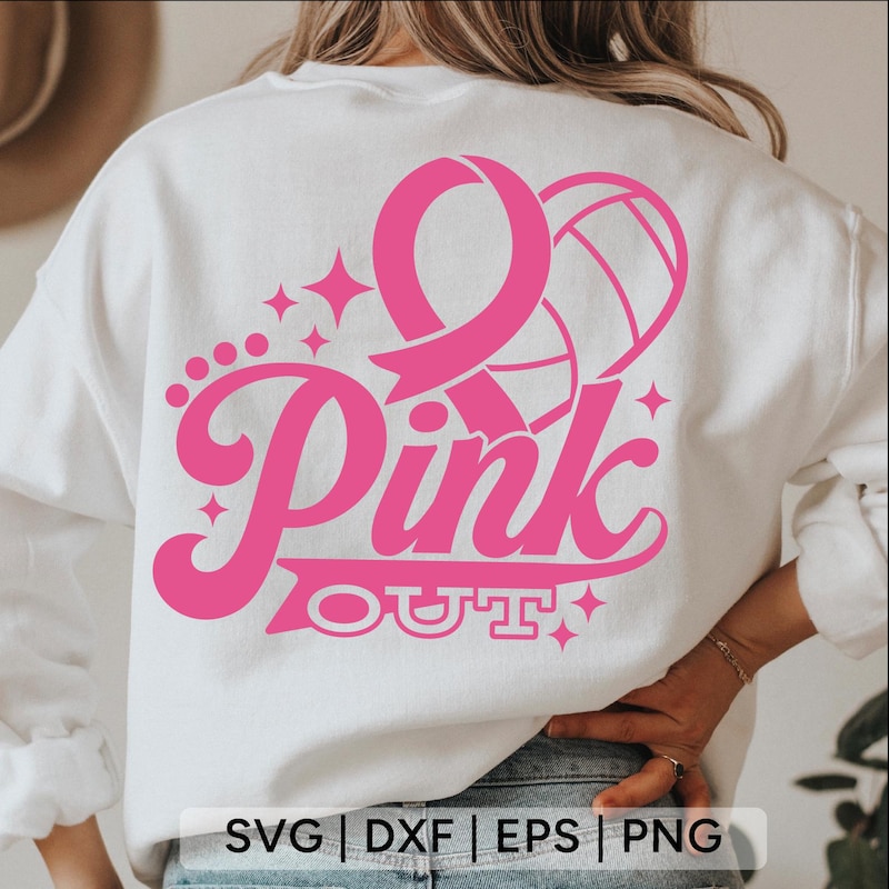 Pink Out Svg - Etsy