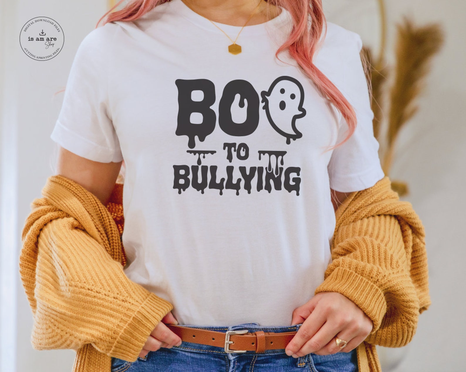 Boo to Bullying Svg Bullying Halloween Svg Ghost Halloween | Etsy