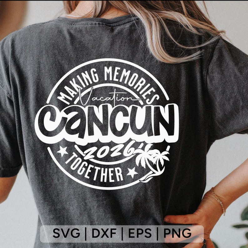 Cancun 2026 Vacation SVG: Family Trip Design (digital Download) - Etsy