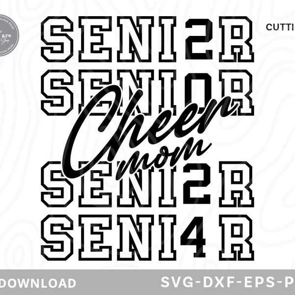 Senior Cheer Svg - Etsy