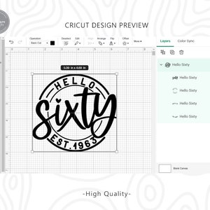 Hello Sixty Svg60th Birthday Svgbirthday Shirt Svghappy - Etsy