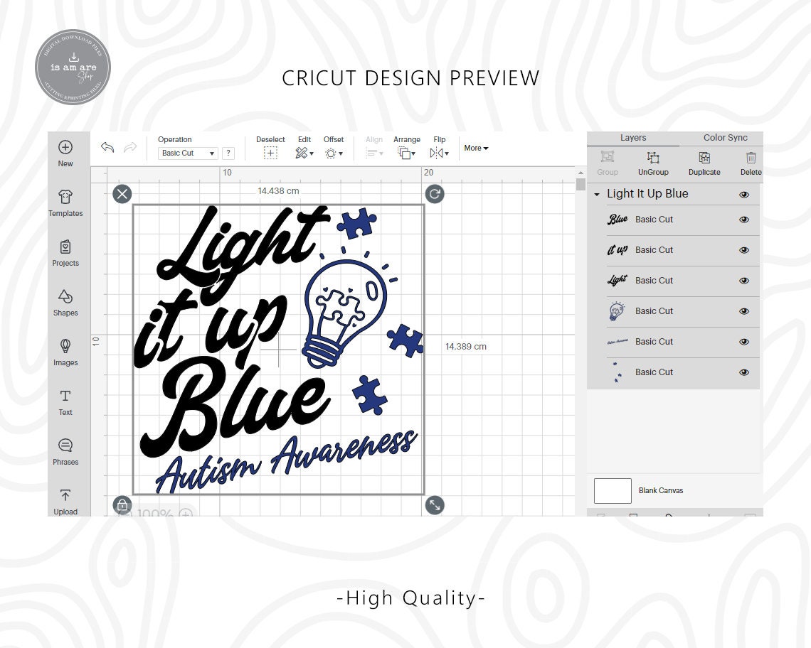 Light It up Blue Svgautism Svgautism Mom Svgautism Heart | Etsy