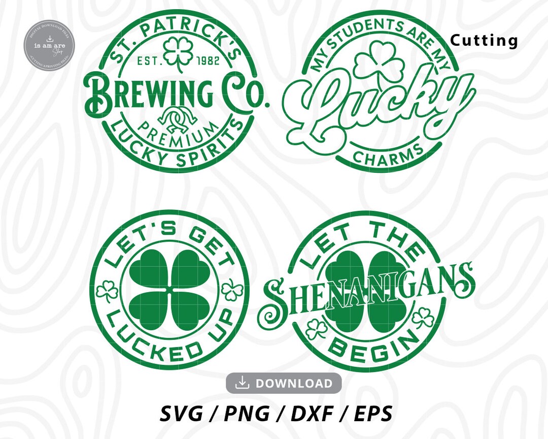 St Patricks Day Bundle Svg St Patricks Brewing Co Svg,my Students Are ...