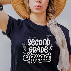 Second Grade Squad Svg,2nd Grade Svg,back to School Svg,teacher Svg ...