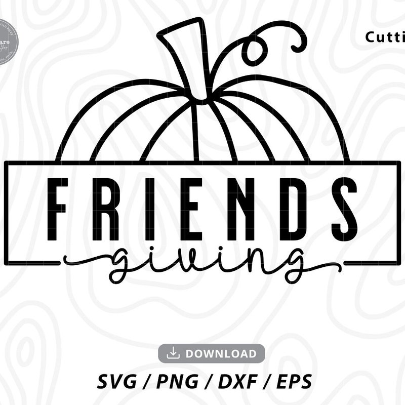 Friendsgiving Svg - Etsy