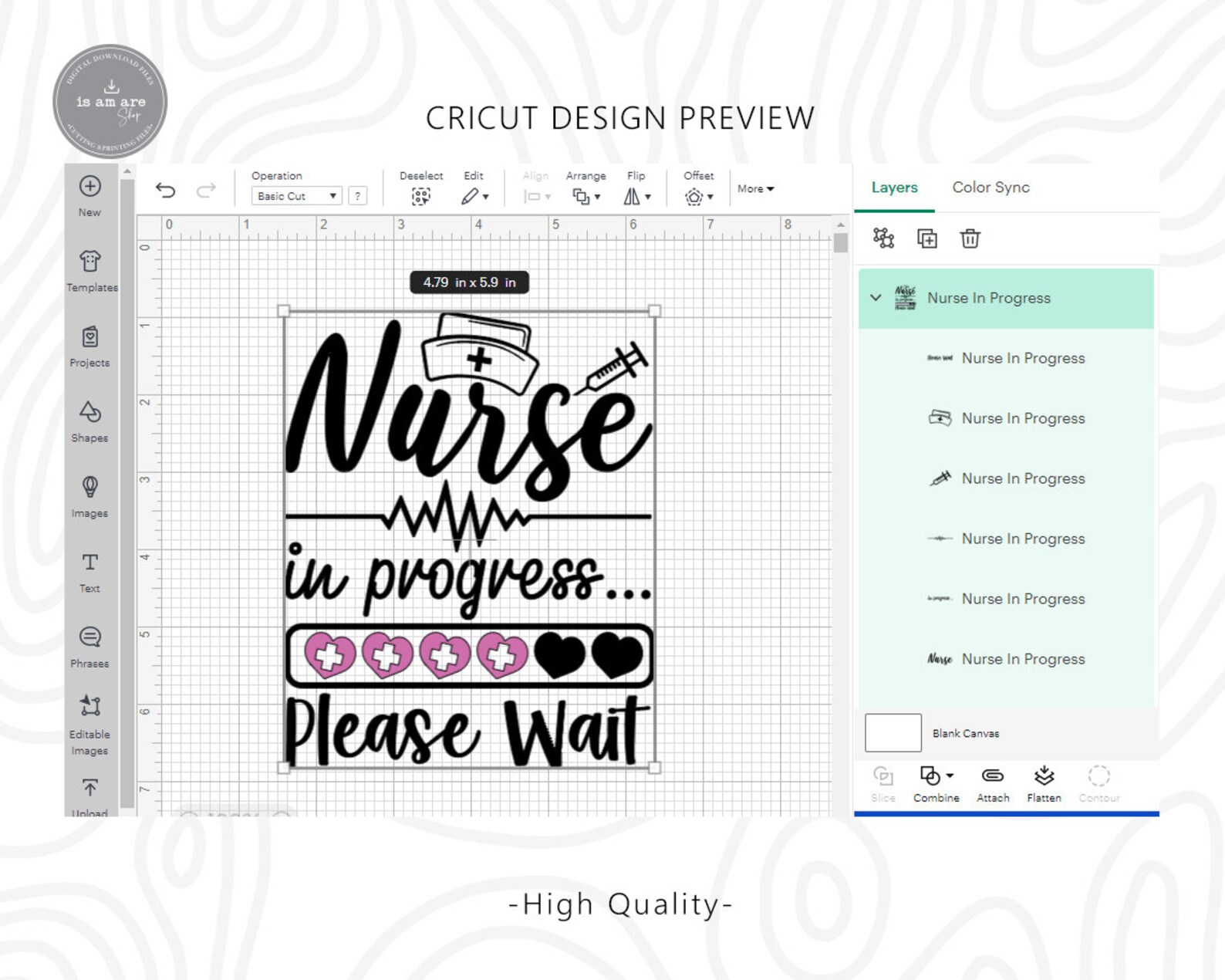 Nurse in Progress Svgnurse Svgnurse Life Svgnursing - Etsy